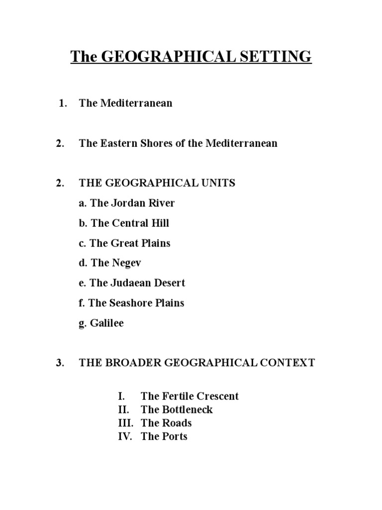 Intro Geography | PDF