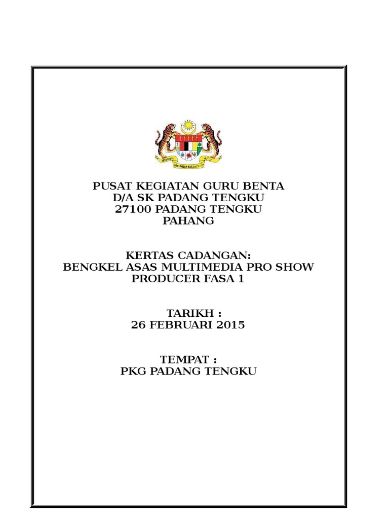 Kertas Kerja Multimedia | PDF