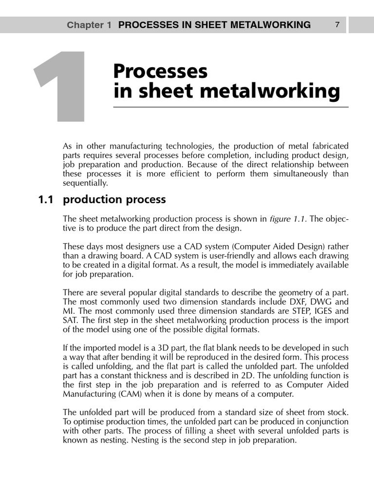 Sheet Metalworking Production Processes | PDF | Sheet Metal | Warehouse