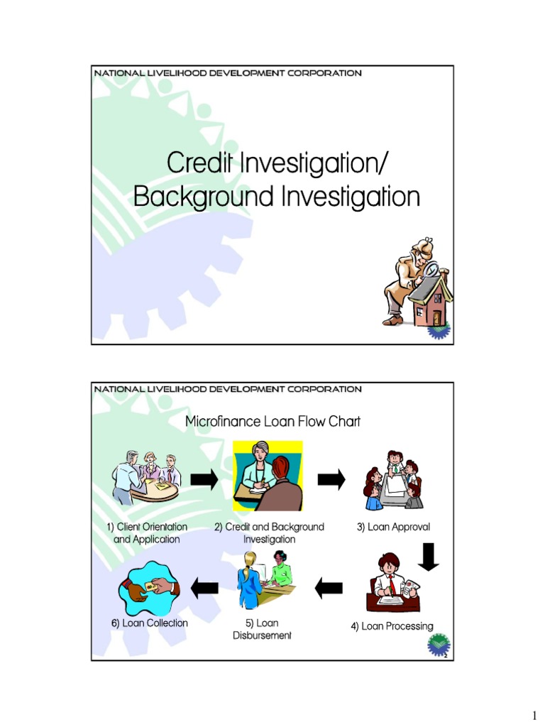 Credit Investigation or Background Investigation PDF | PDF