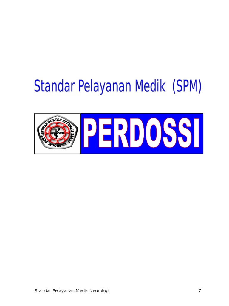 Perdossi SPM | PDF | Pengembangan Diri | Kesehatan Holistik