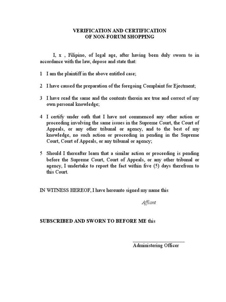 Verification and Certification | PDF | Law