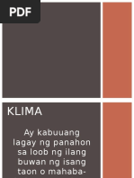 Klima at Panahon Sa Pilipinas Grade 5 | PDF