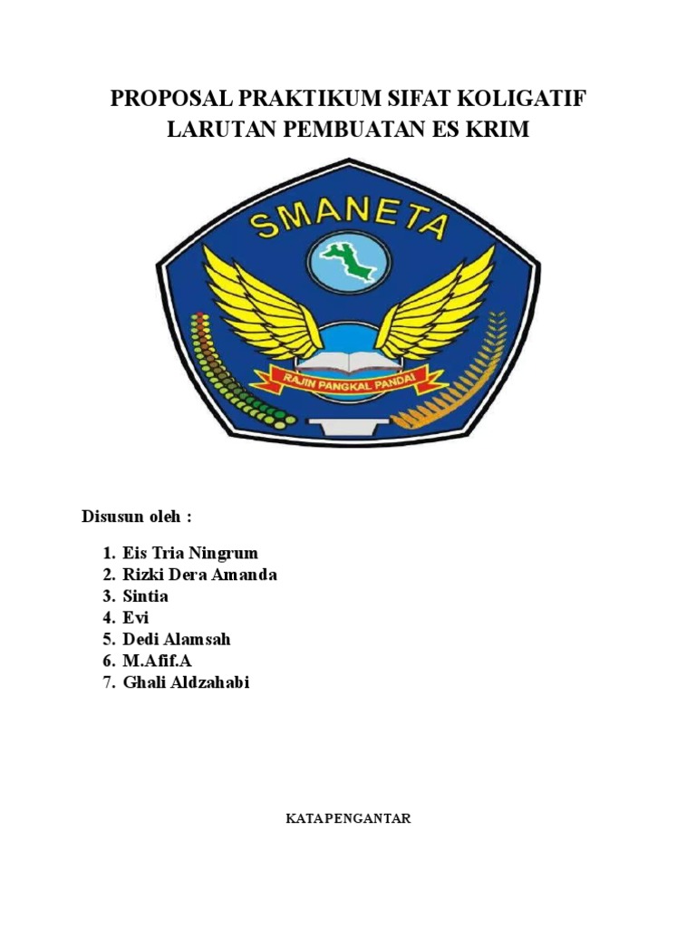 Proposal Kimia | PDF