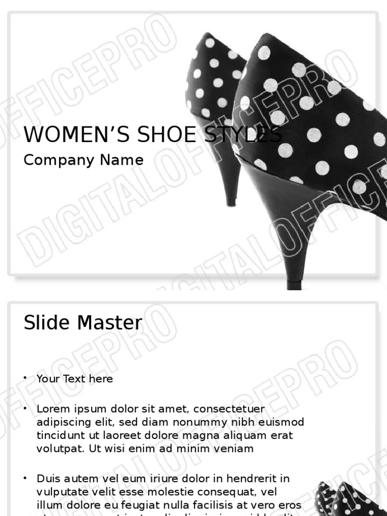 Women's Shoe Styles | PDF