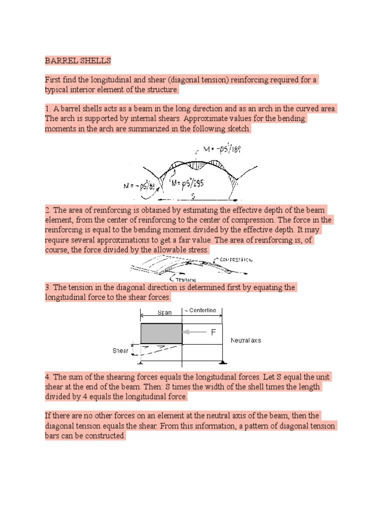 Barrel Shells | PDF | Beam (Structure) | Framing (Construction)