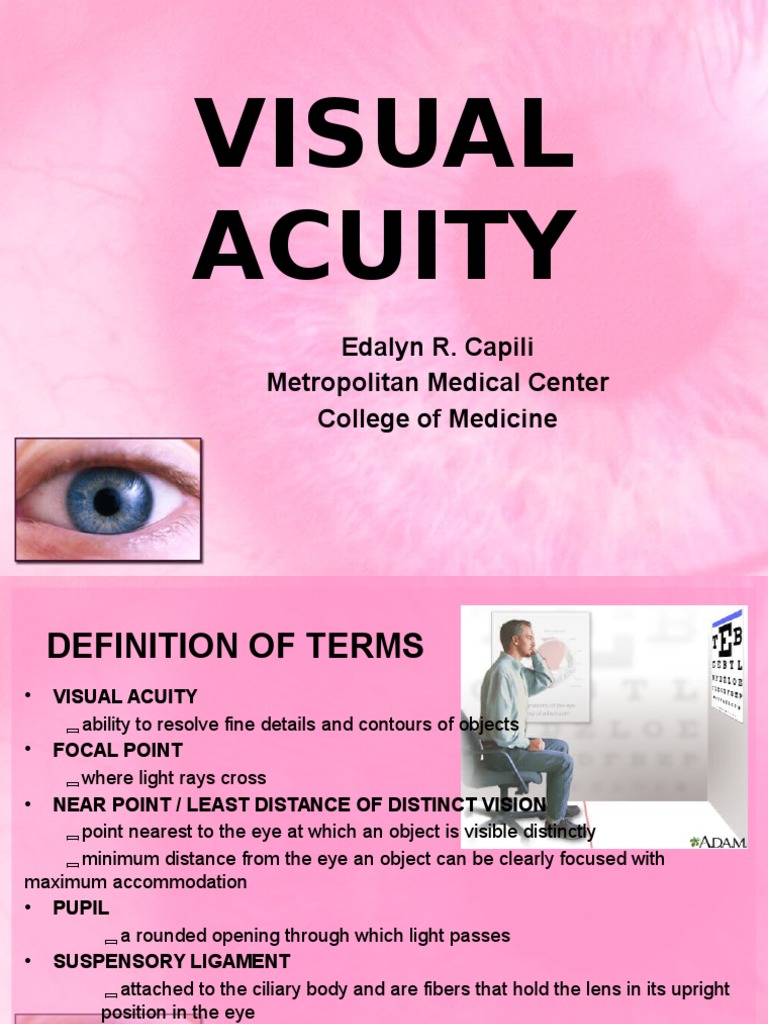 Visual Acuity | PDF | Lens (Optics) | Human Eye