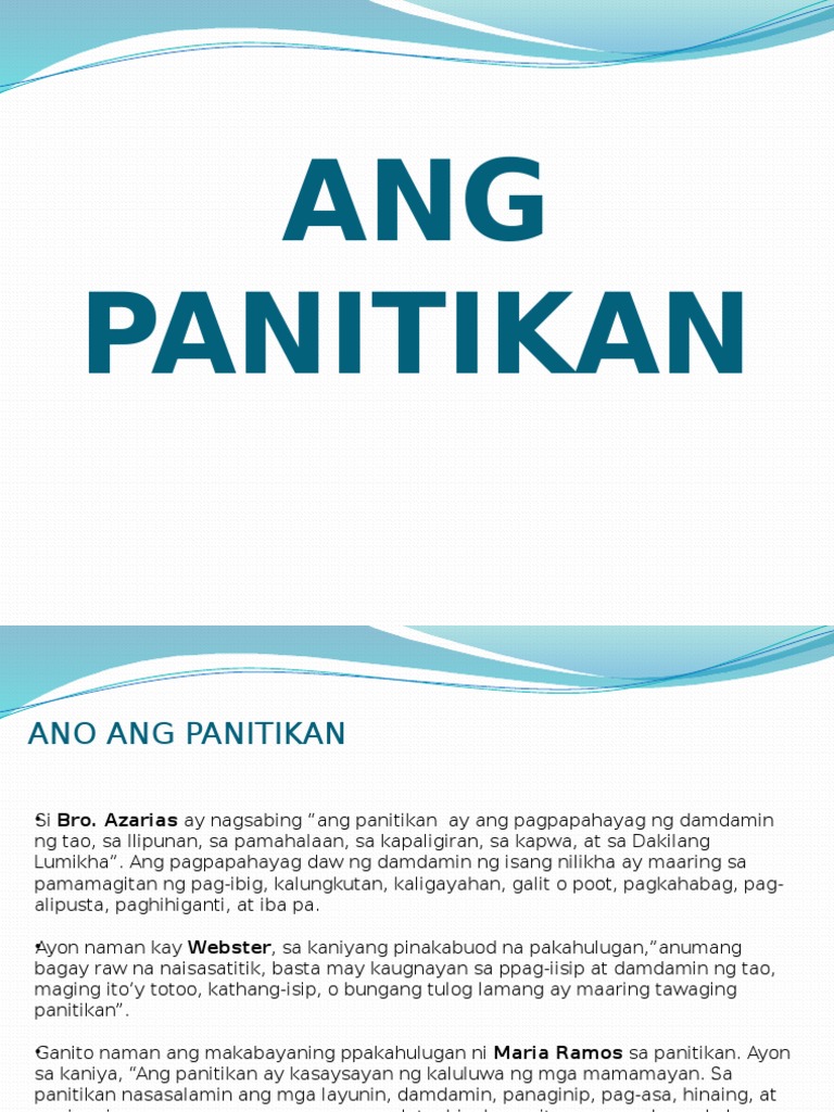 Ang Panitikan | PDF