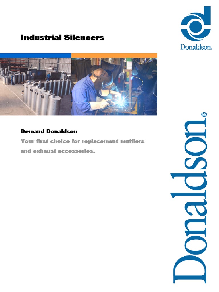 Donaldson - Silencer Exhaust System | PDF | Filtration | Engines