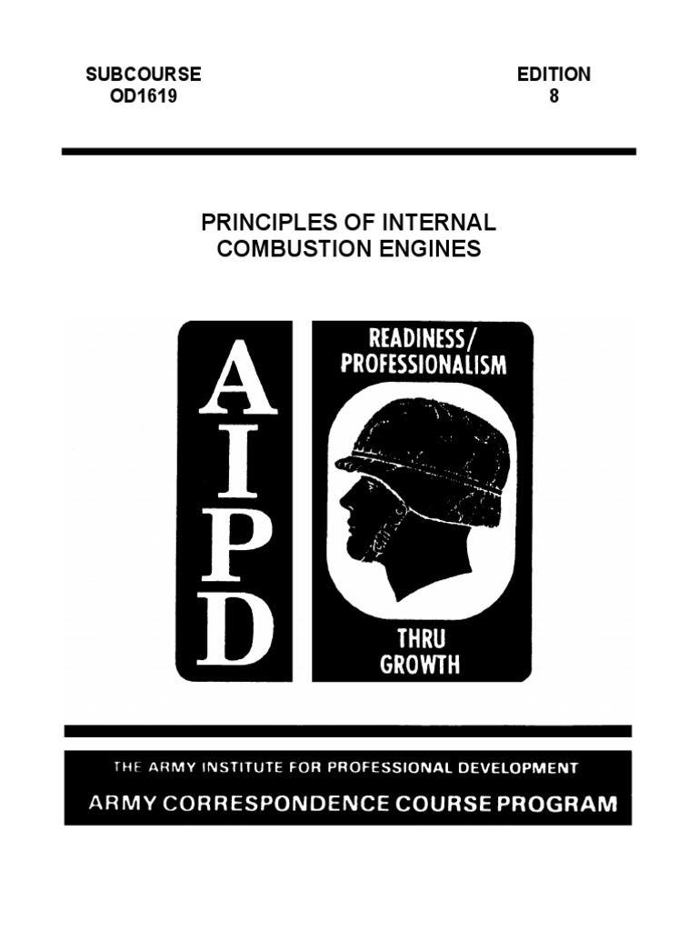 Principles of Internal Combustion Engines | PDF | Internal Combustion ...