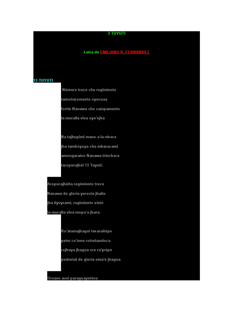 13 Tuyuti | PDF