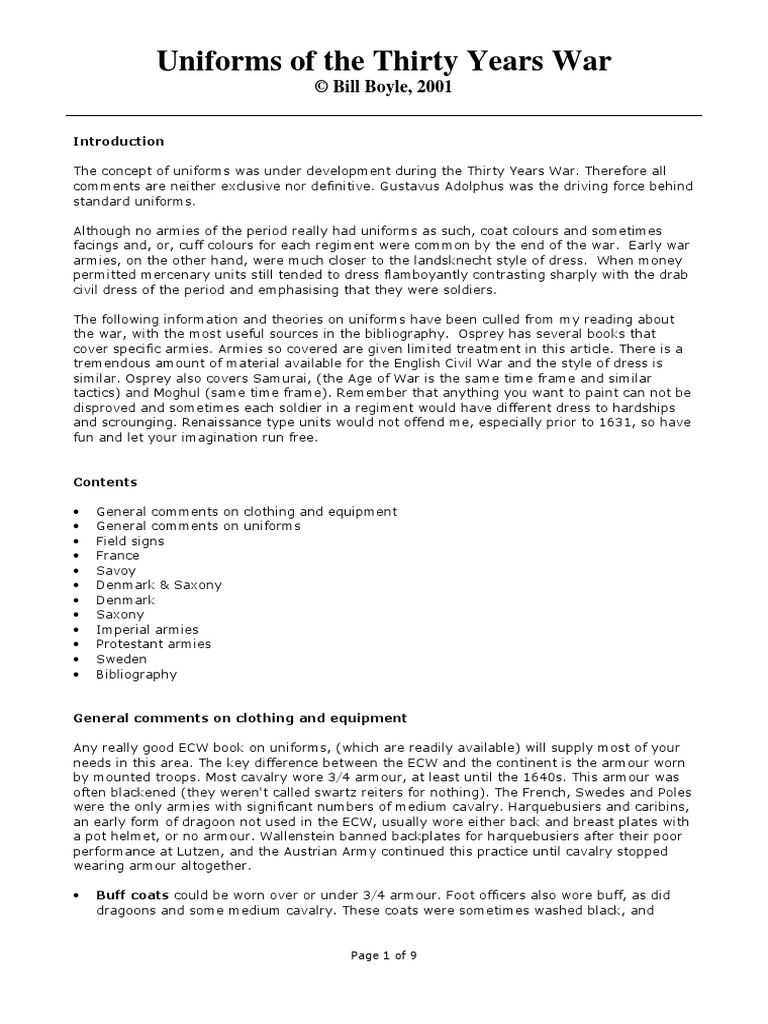 Uniforms 30 Yw | PDF | Cavalry | Grey