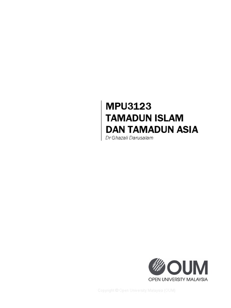 MPU3123 Tamadun Islam & Tamadun Asia | PDF