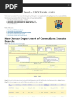 New Jersey Inmate Search Department of Corrections Lookup | PDF | New ...