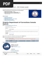 New Jersey Inmate Search Department of Corrections Lookup | PDF | New ...