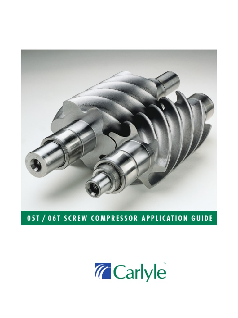 05T 06T Screw | PDF | Gas Compressor | Valve