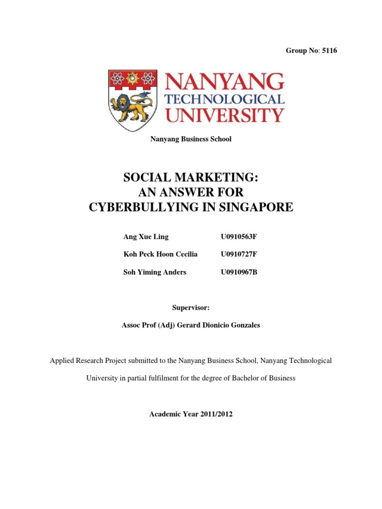 An Answer For Cyberbullying in Singapore PDF | PDF | Cyberbullying ...