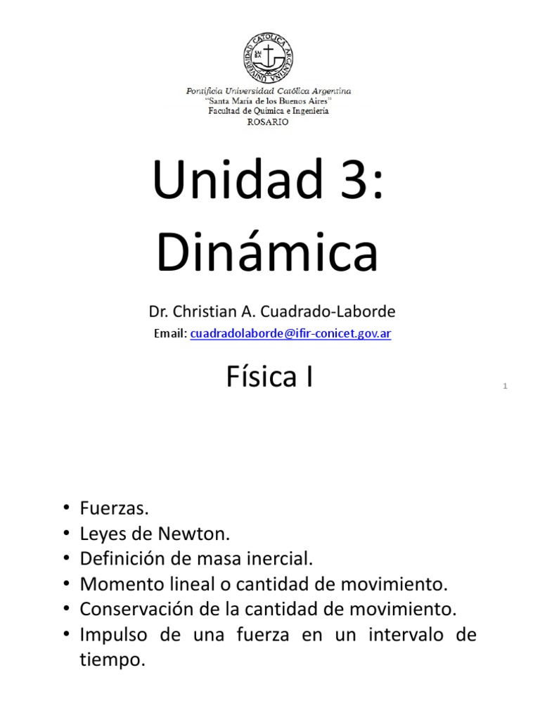Dinámica en Física: Leyes de Newton | PDF | Las leyes del movimiento de ...