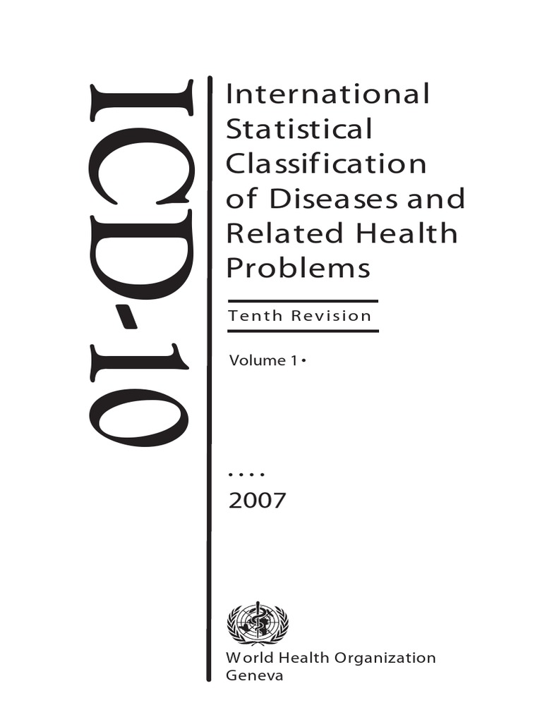 ICD-10: Disease Classification Guide | PDF | International Statistical ...