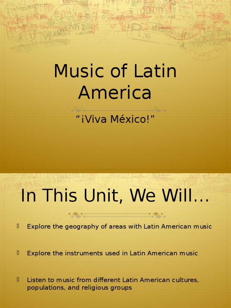 Latin American Music | PDF | Music Of The United States | Latin America