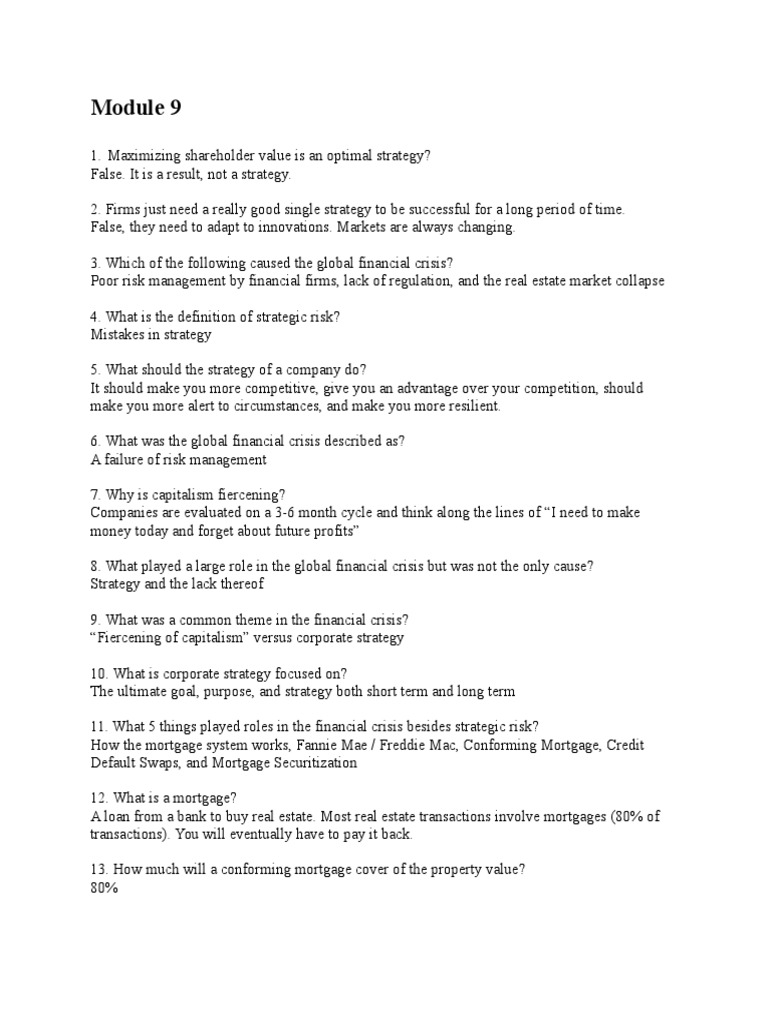 Rmi Final Questions | PDF | Derivative (Finance) | Mortgage Backed Security