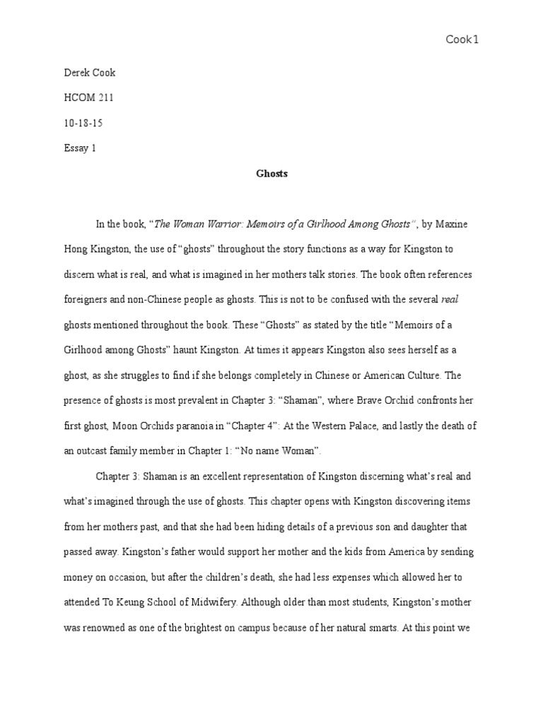 Maxine Hong Kingston - The Woman Warrior | PDF | Mystery, Thriller ...