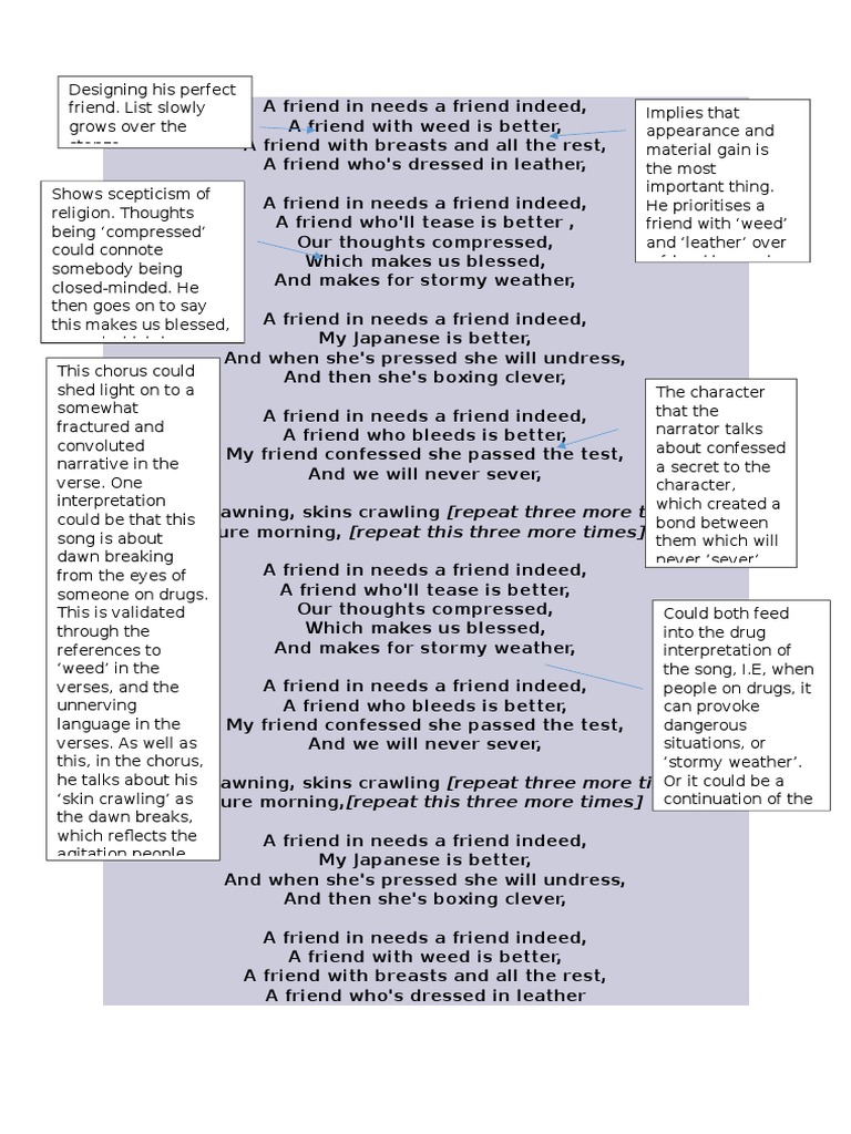 Placebo Lyrics | PDF