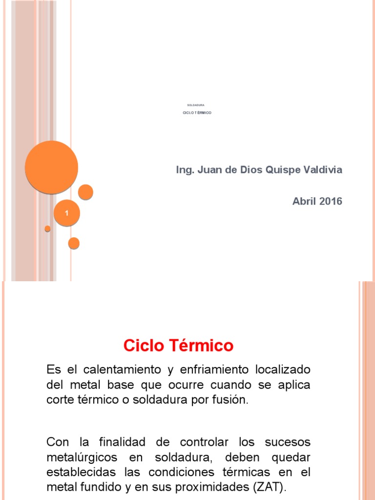 Ciclo Térmico | Descargar gratis PDF | Soldadura | Construcción