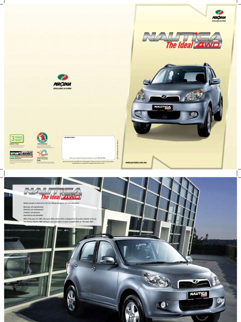 Perodua Nautica Brochure | PDF | Anti Lock Braking System | Suspension ...
