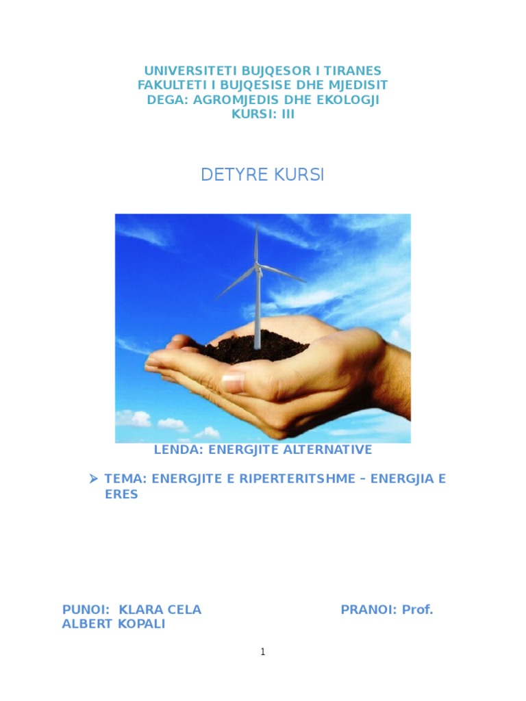 Energjia e Eres | PDF