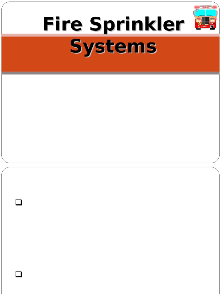 Fire Sprinkler Systems | PDF | Fire Sprinkler System | Hydraulic ...