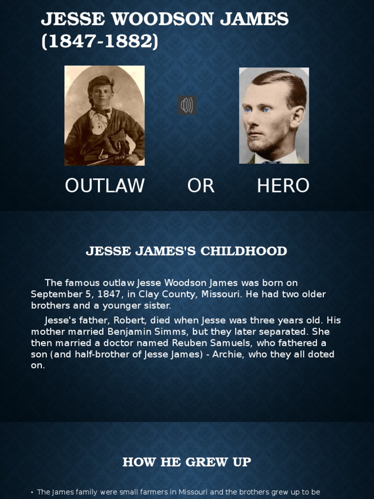 Jesse Woodson James Family Tree