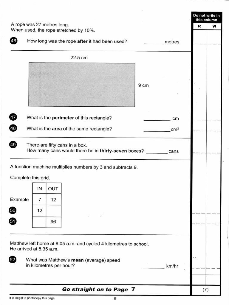 Math Problems: Rope, Area, and Speed | PDF | Teaching Mathematics