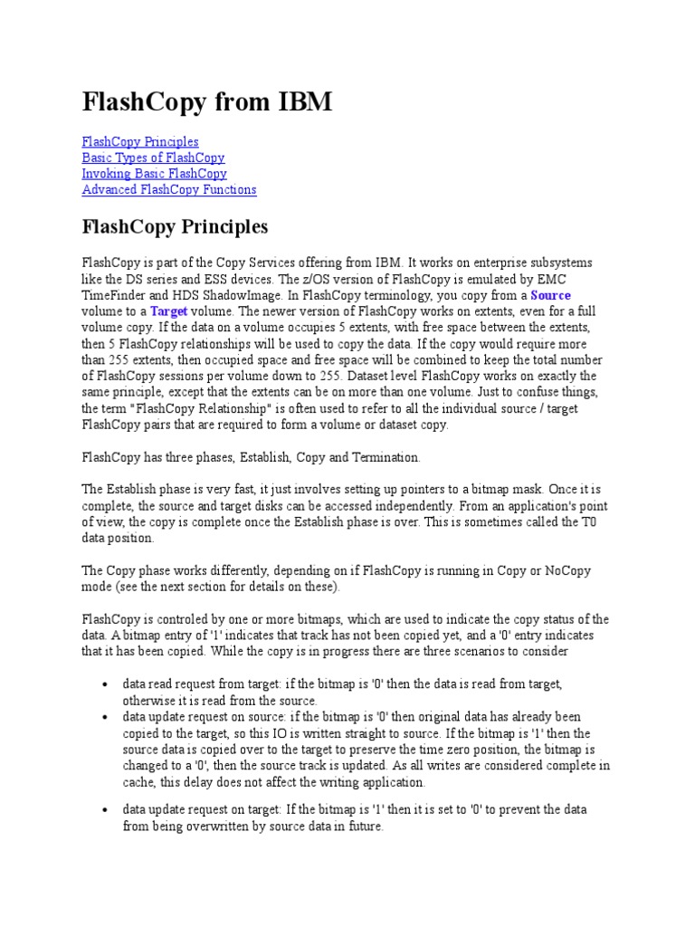 FlashCopy From IBM | PDF | Command Line Interface | Graphical User ...