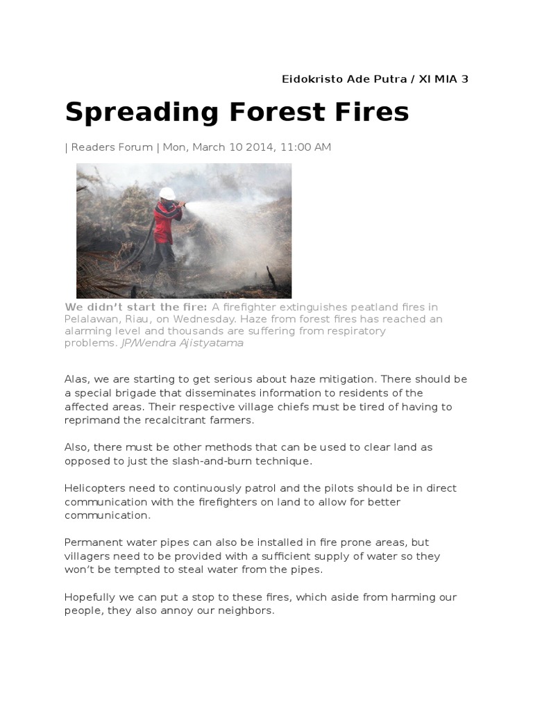 Spreading Forest Fire | PDF