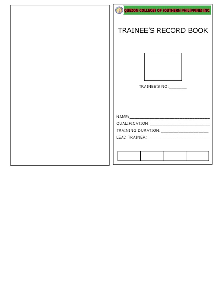 Trainee's Record Book | PDF