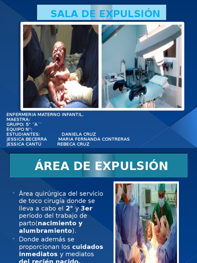 Sala de Expulsión en Obstetricia | PDF | Embarazo humano | Parto