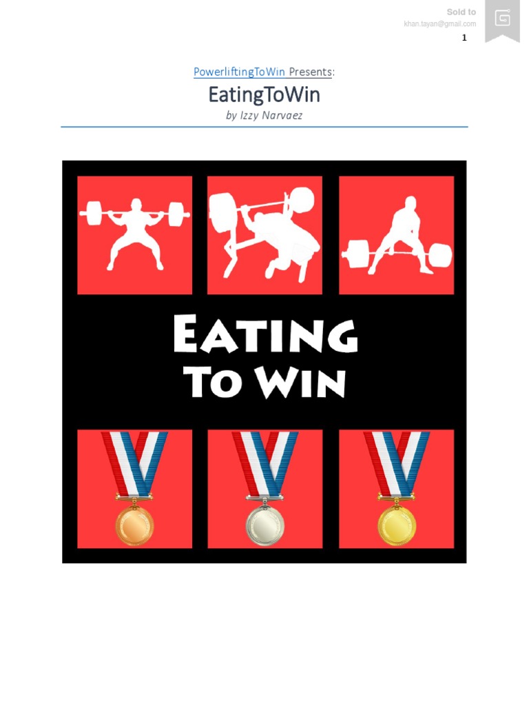 EatingToWin PDF | PDF