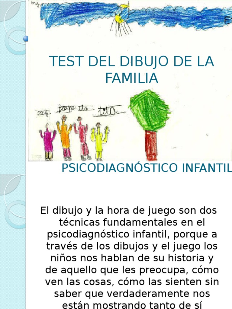 Test Del Dibujo de La Familia | Dibujo | Familia
