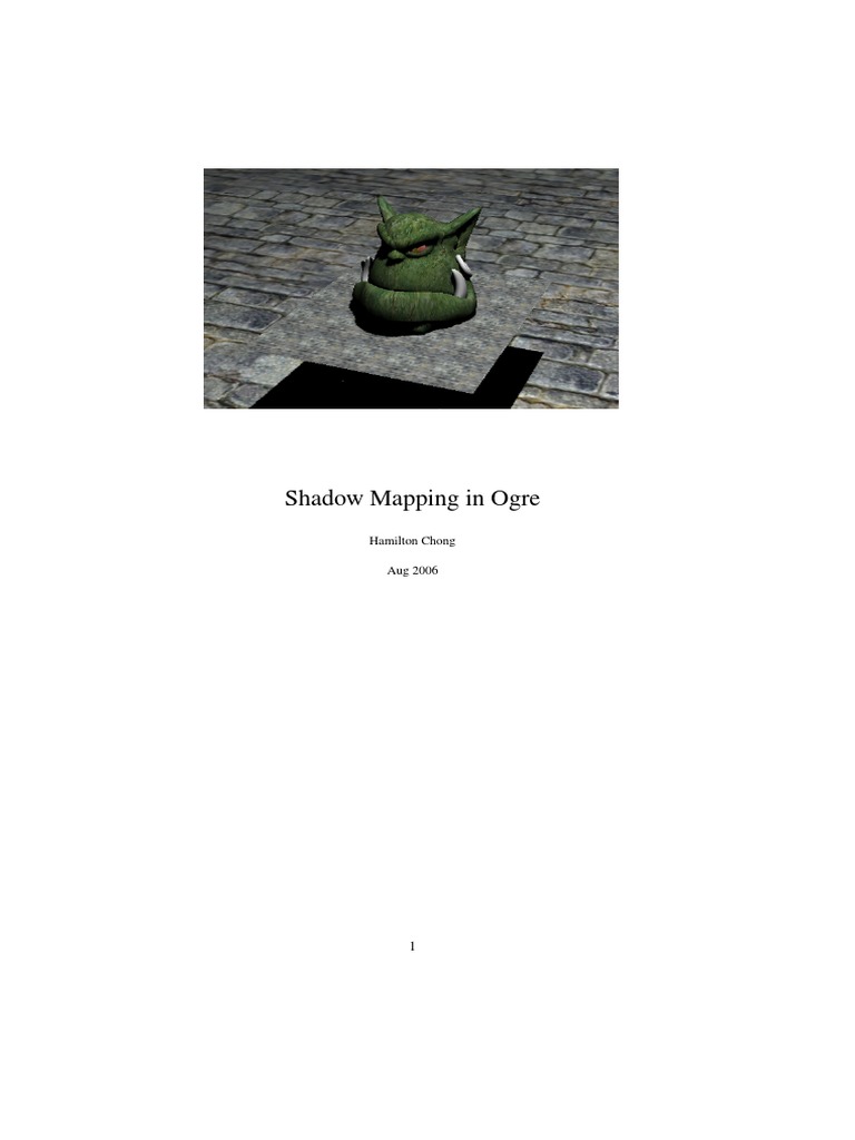 Ogre Shadows | PDF | Shader | Texture Mapping
