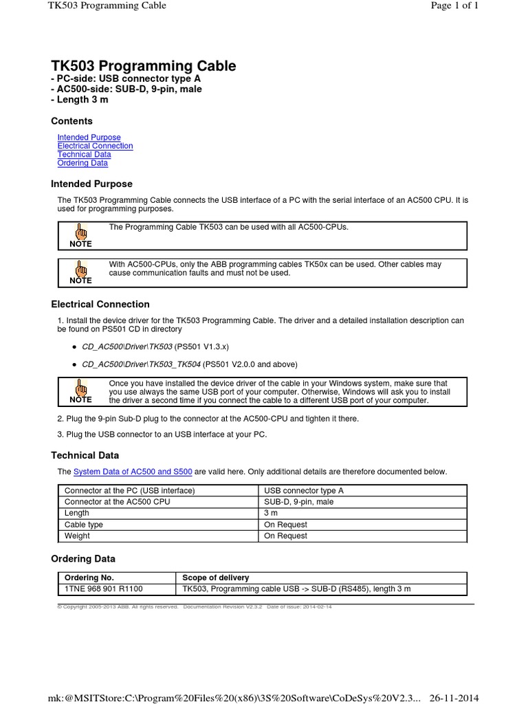 TK503 Programming CA | PDF