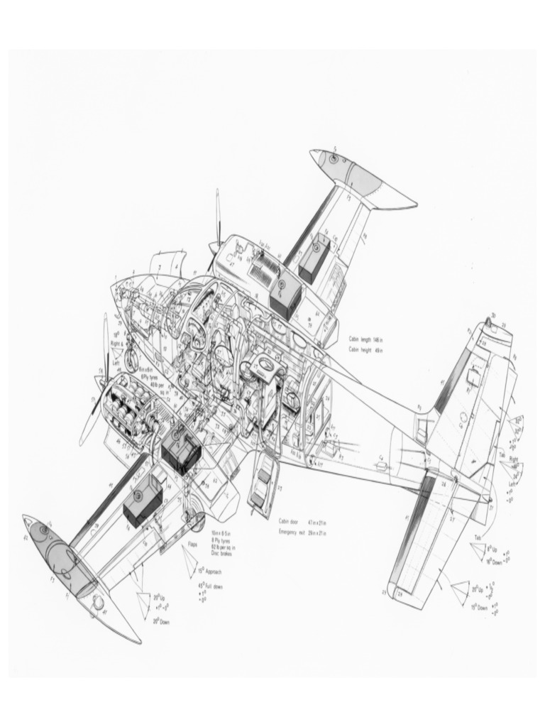 Cessna 340 Exploded View | PDF