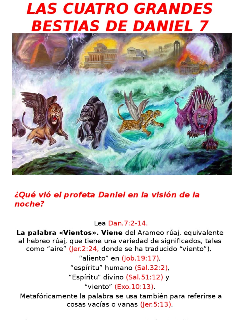 Las Profecias de Daniel 7 | PDF | Daniel (figura bíblica) | Pecado