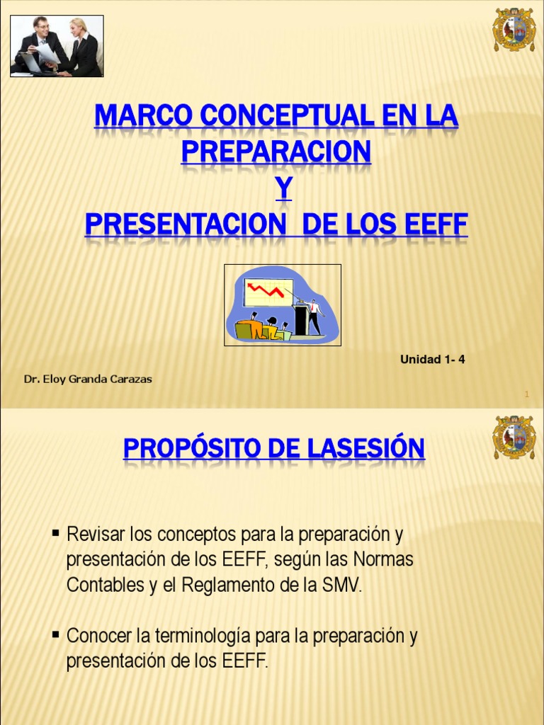 1-4. Marco Conceptual en La Preparación y Presentación de Los EEFF | PDF | normas ...