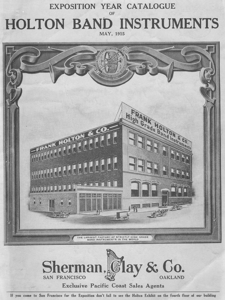 Holton Band Instruments Showcase 1915 | PDF | Trombone | Musical ...