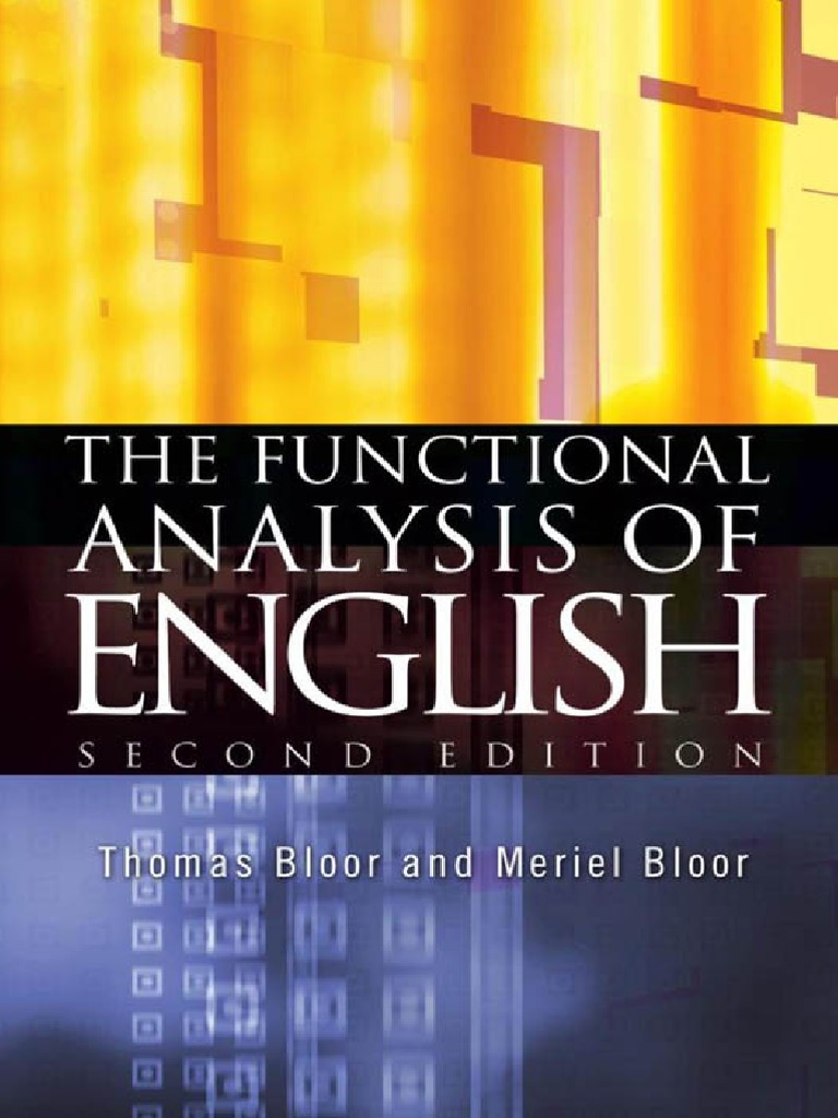 The Functional Analysis of English PDF | PDF | Linguistics | Word