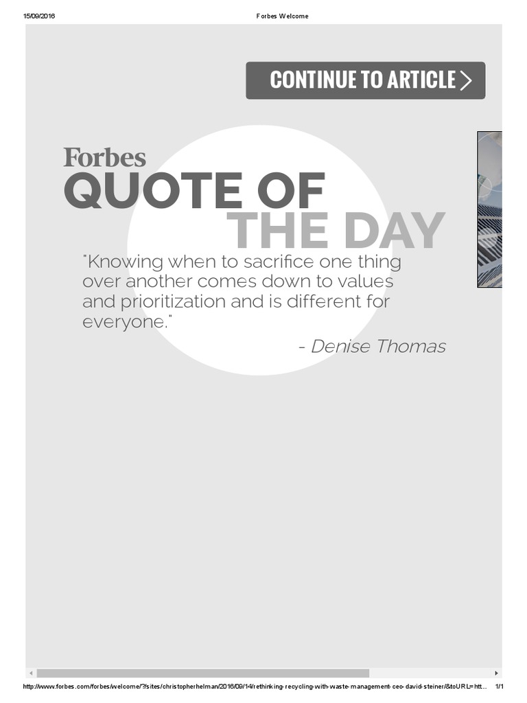 Forbes Quotepdf | PDF | Wellness