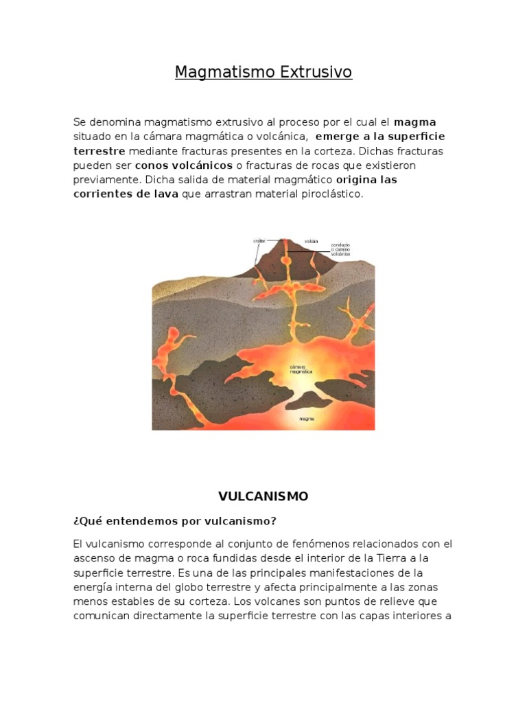Magmatismo Extrusivo | Volcán | Tipos de erupciones volcánicas