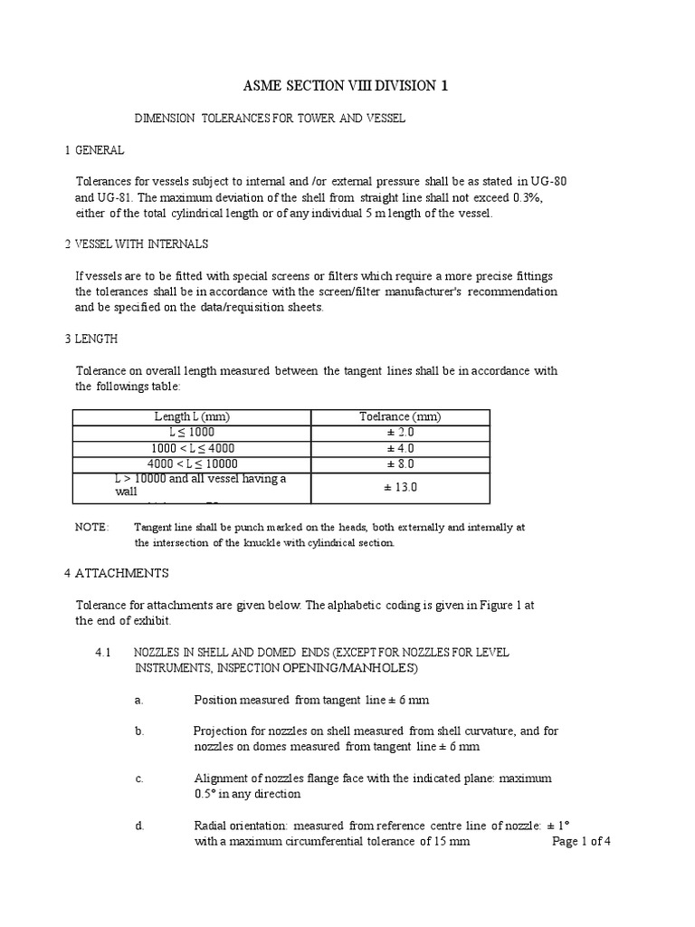 (786412530) Exhibit 4 - 2 - Asme Tolerances | PDF | Engineering ...