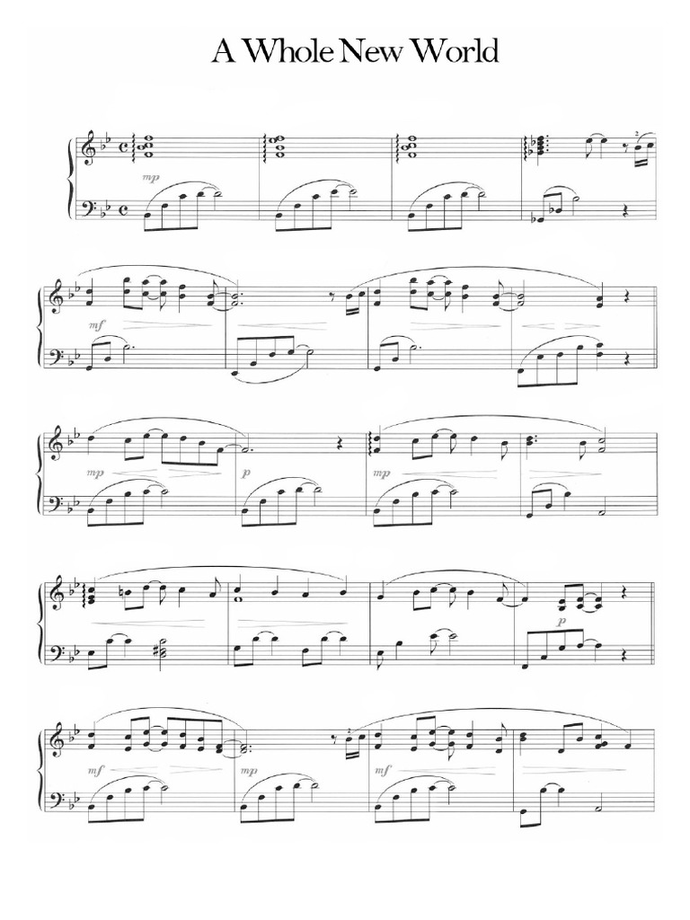 A Whole New World | PDF